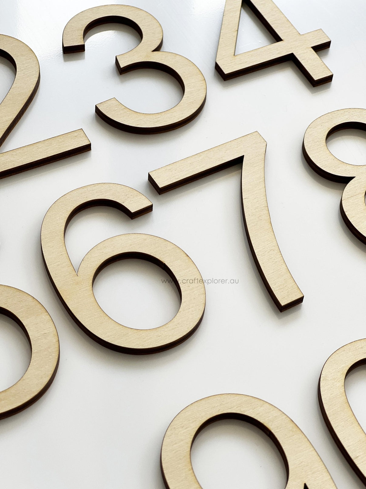 Laser Cut Wooden Letters & Numbers (4mm Thick) – Craft Explorer