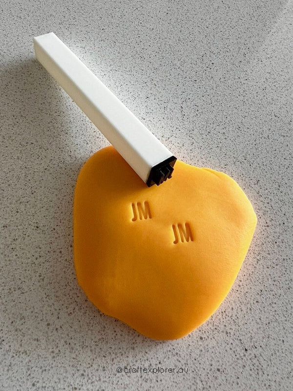 Pottery Initials Stamp (10mm by 10mm) – Craft Explorer